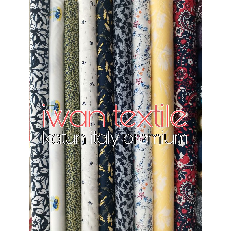 Jual kain katun printing garment bahan kemeja pria / wanita motif ...