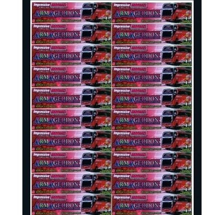 Jual stiker bus telolet Armageddon anti air 20pcs | Shopee Indonesia