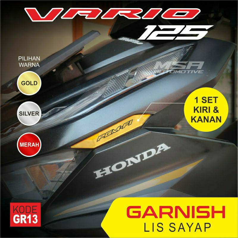 Jual Garnish lis Sayap Honda Vario 125 tahun 2023 | Shopee Indonesia