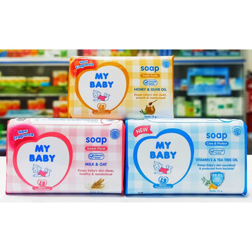 Jual MY BABY SOAP 𝐒𝐀𝐁𝐔𝐍 𝐁𝐀𝐓𝐀𝐍𝐆 𝟕𝟓𝐆𝐑 - Sabun Mandi Untuk Bayi dan Anak ...