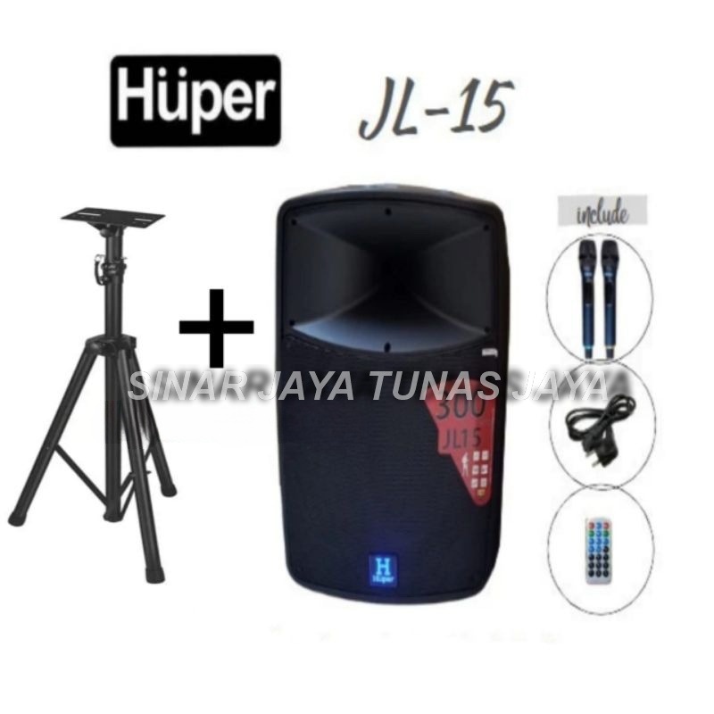 Jual Speaker Portable Huper JL15 aktif jl-15 15inch Speaker jl 15 ...