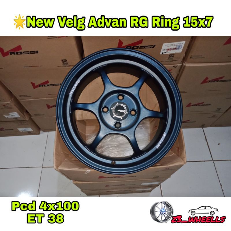 Jual Velg Advan Rg Ring 15 Lebar 7 Pcd 4x100 Et 38 | Shopee Indonesia