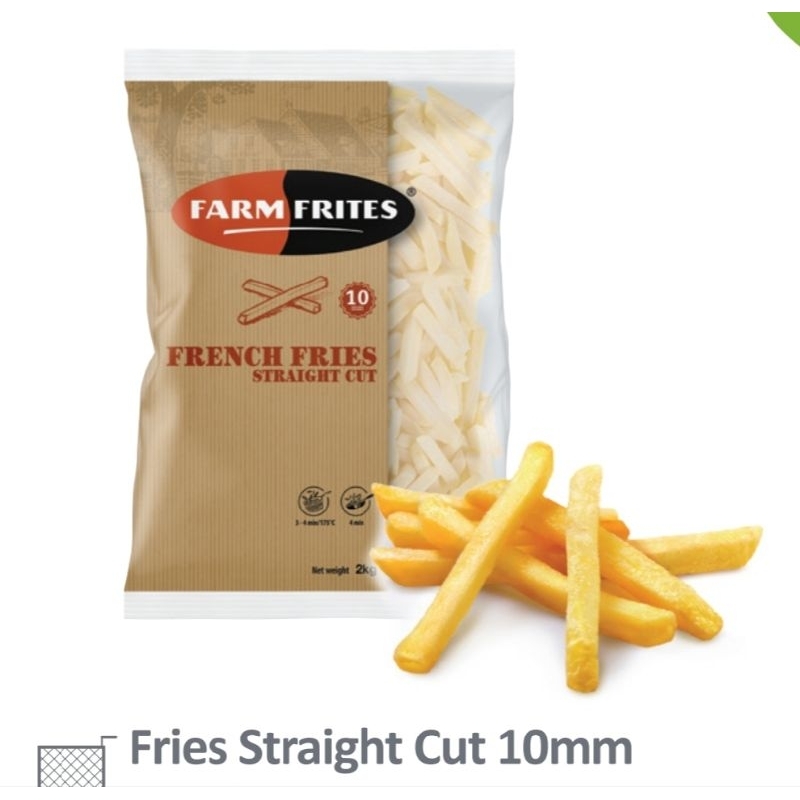 Jual Farm Frites French Fries Straight Cut Kentang Goreng Premium ...