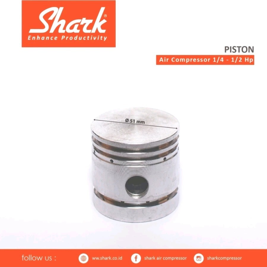 Jual Piston Compressor Shark 1/4 HP dan 1/2 HP Original | Shopee Indonesia