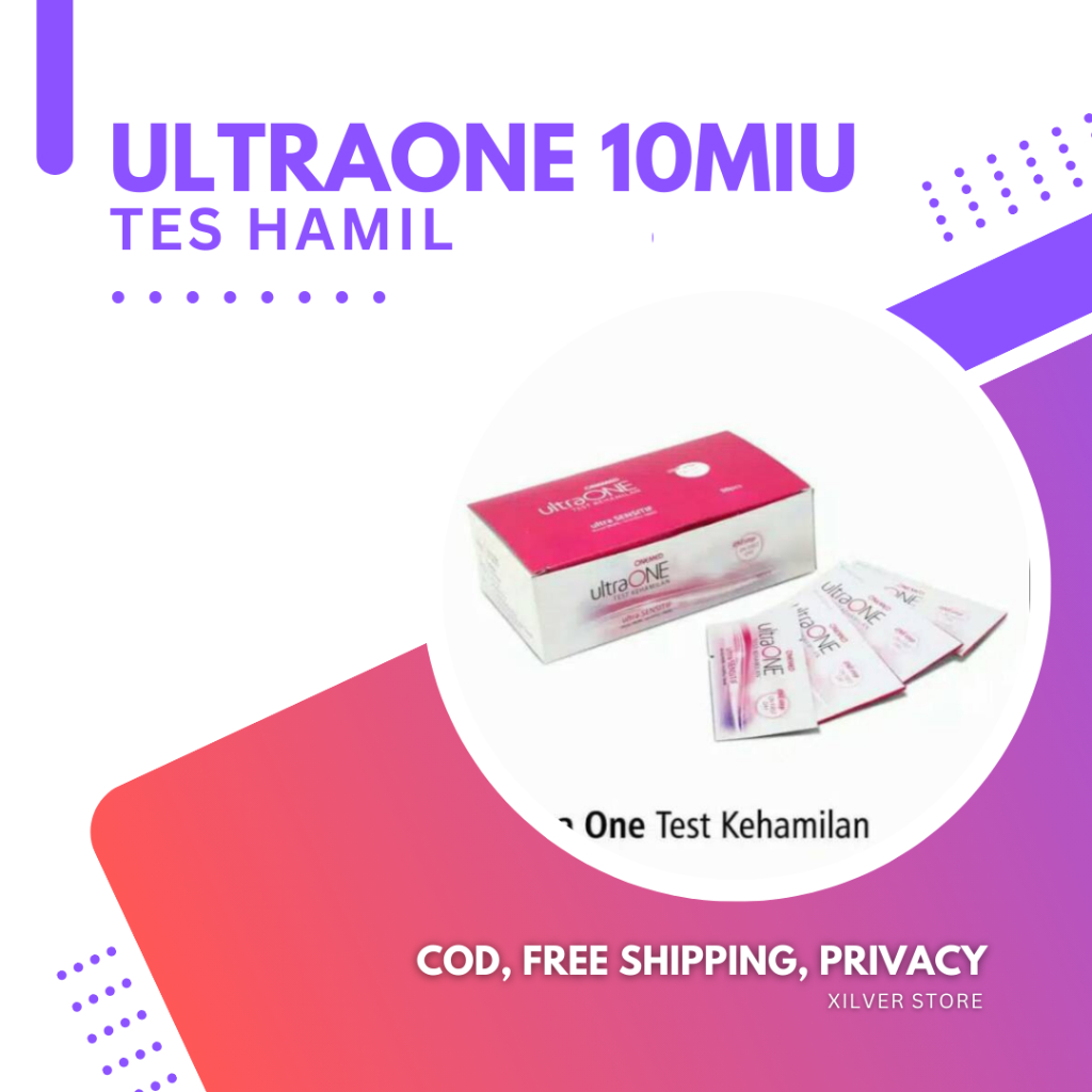 Jual Tes Hamil Ultra One Sensitif 10miU Testpack Kehamilan HCG Pocket ...