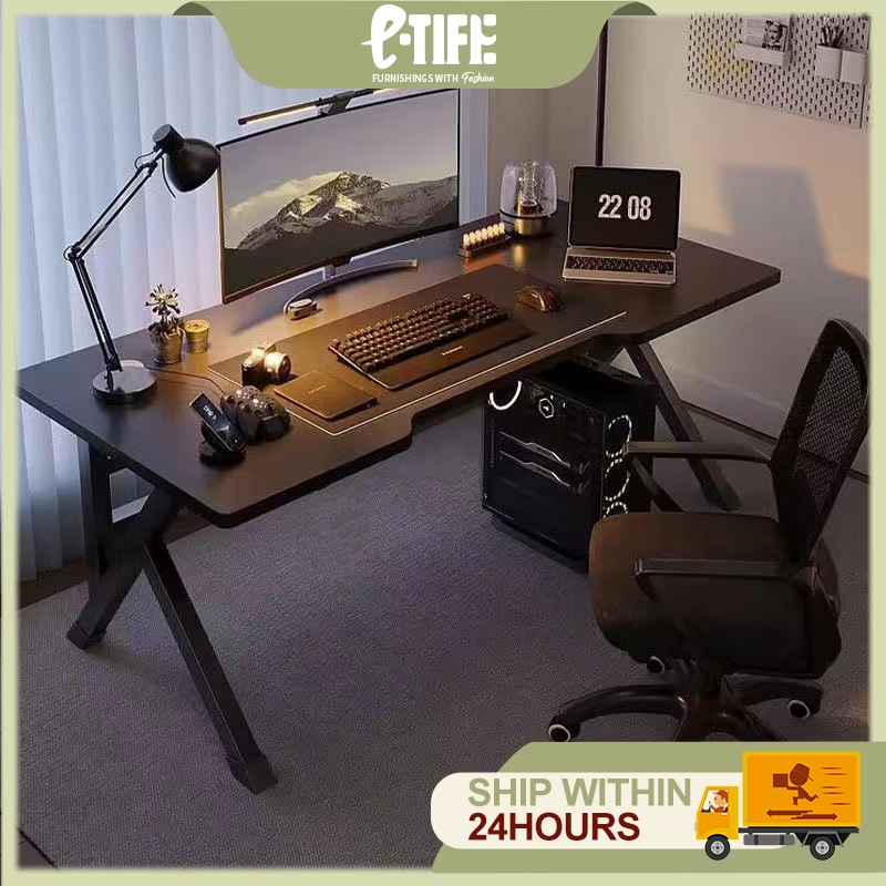 Jual e-tife Meja Gaming / Meja komputer / Meja Gaming Karbon Serat ...