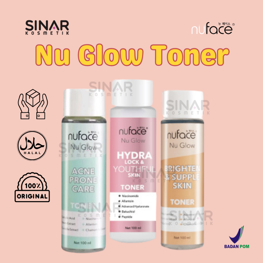 Jual NuFace Nu Glow Toner 100ml | Shopee Indonesia