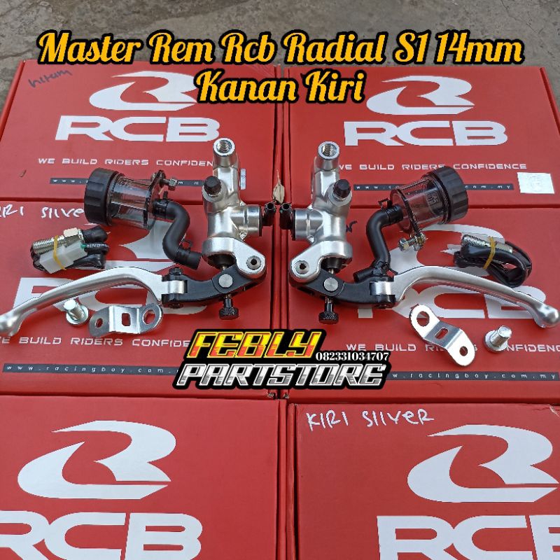 Jual MASTER REM RCB S1 14MM SET KIRI KANAN NMAX PCX ADV XMAX VARIO 160 MASTER REM RCB RADIAL S1 ...