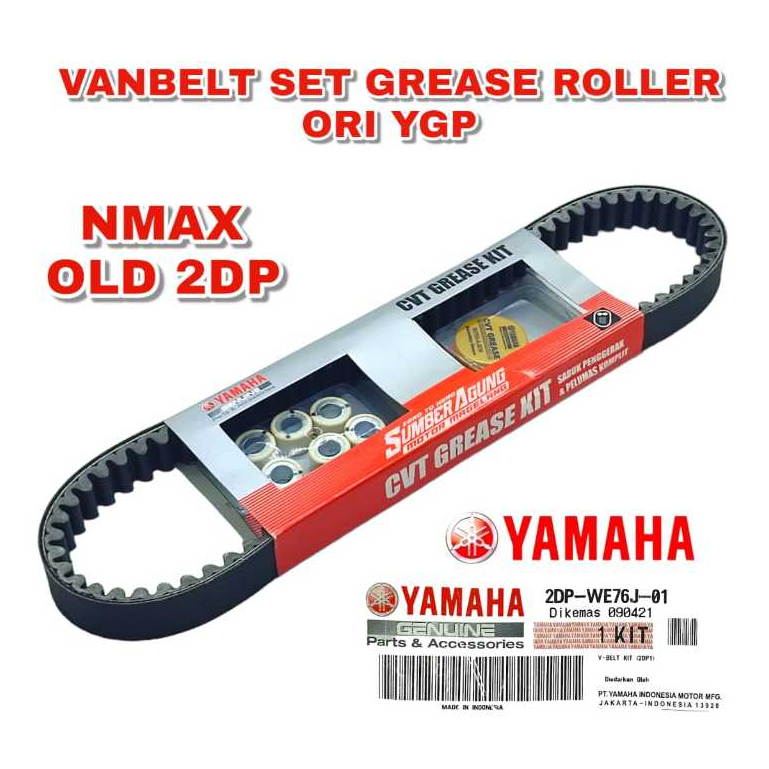 Jual V-BELT VANBELT YAMAHA NMAX N MAX SET GREASE CVT ORI YGP 2DP-WE76J ...