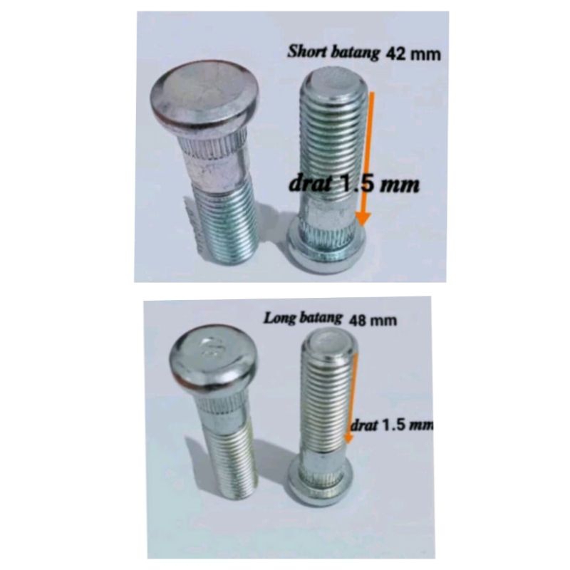 Jual BAUT RODA HONDA BRIO,MOBILIO,BRV,CRV,HONDA FREED,JAZZ,DART 1,5mm ...