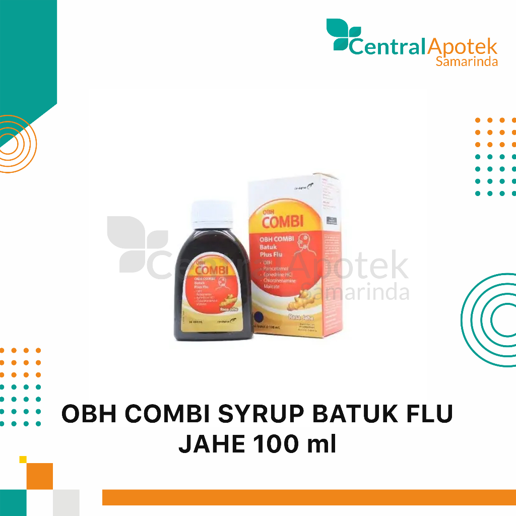 Jual OBH Combi Syrup Batuk Flu 100 ml / Botol / Obat Demam Batuk Pilek ...