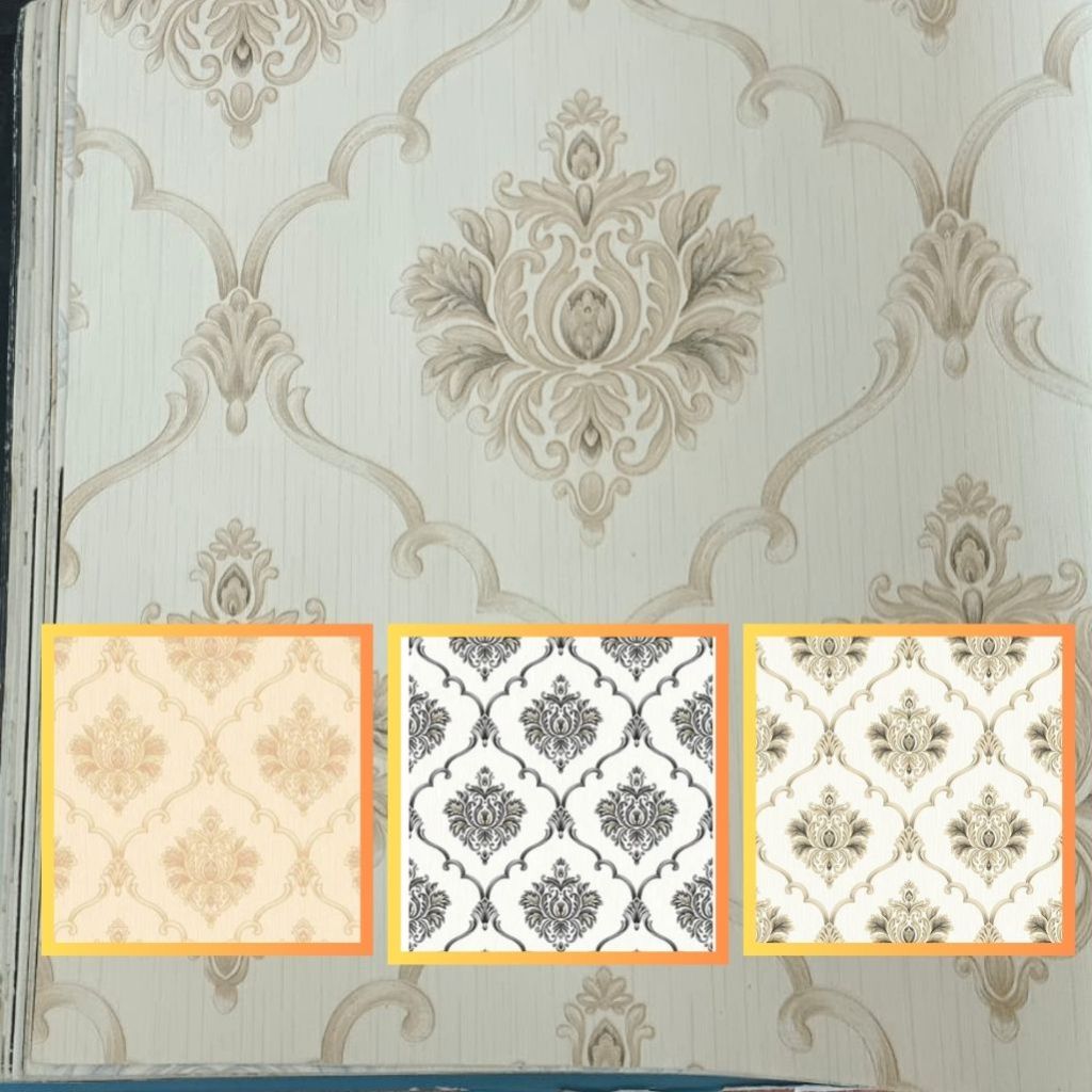 Jual Wallpaper Dinding Batik Baru Bergliter Mewah | Wallpaper Dinding ...