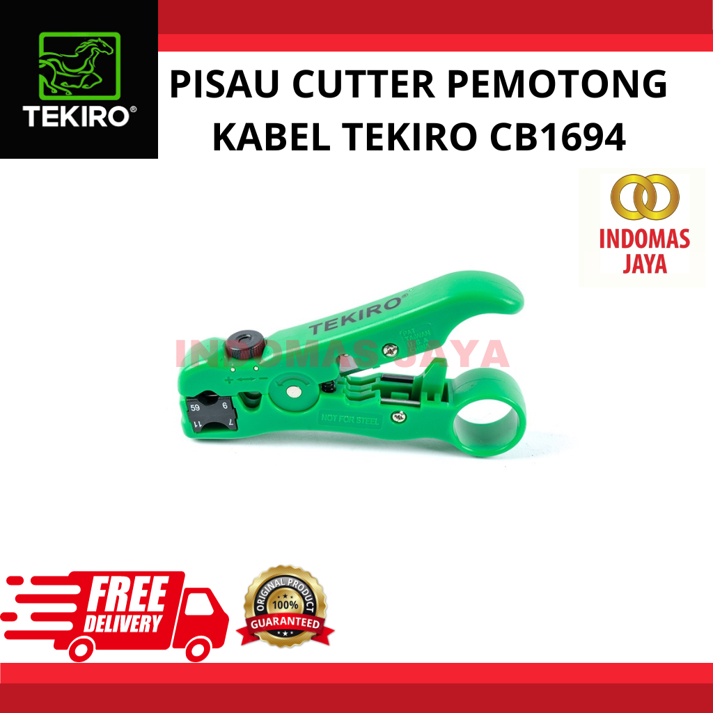 Jual Tekiro Pisau Cutter Pemotong Kabel PISAU CUTTER PEMOTONG KABEL ...