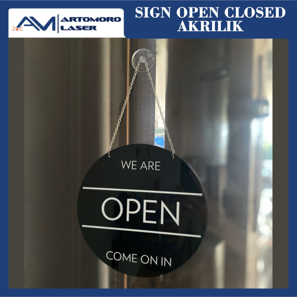 Jual SIGN OPEN CLOSED AKRILIK CUSTOM / ACRYLIC SIGN OPEN CLOSED ...
