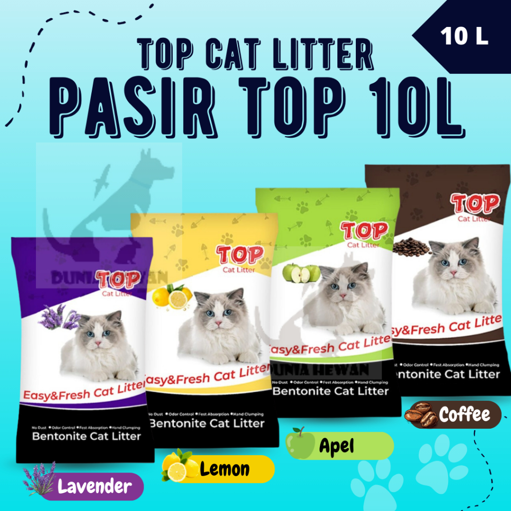 Jual PASIR KUCING GUMPAL TOP 10L 10 L 10 LITER 10LITER | Shopee Indonesia