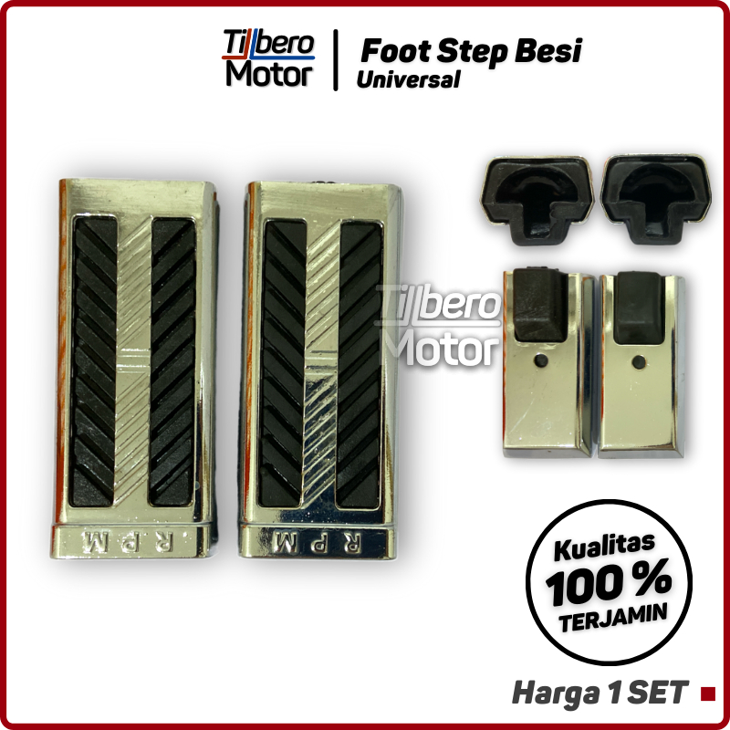 Jual Foot Step Besi Depan Variasi Pedal Motor Universal | Shopee Indonesia