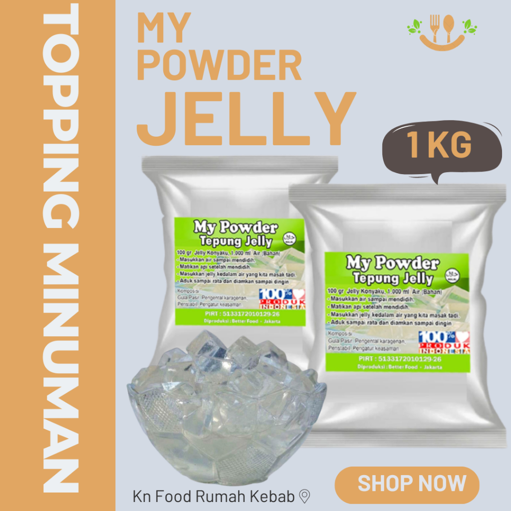 Jual Powder Jelly Konyaku regular 1kg | Shopee Indonesia