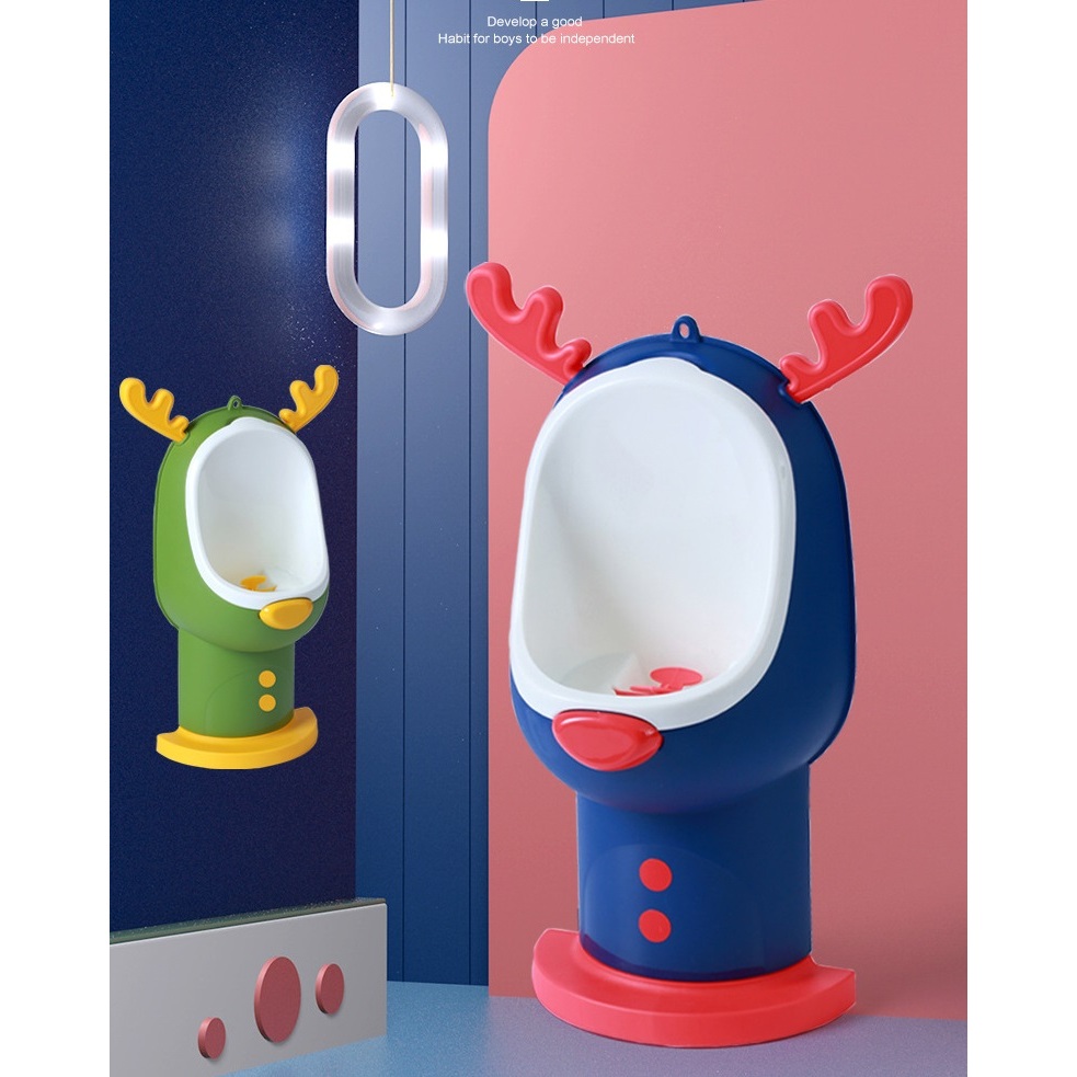 Jual Training Potty Toilet Boys Urinal DEER / Pispot Tempat Pipis Anak ...