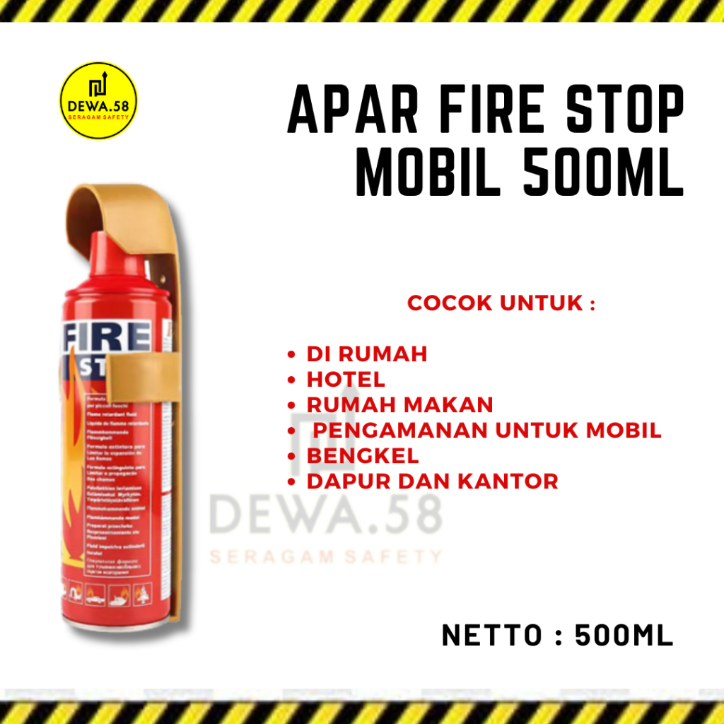 Jual ALAT PEMADAM API MINI APAR FIRE STOP 500ml | Shopee Indonesia