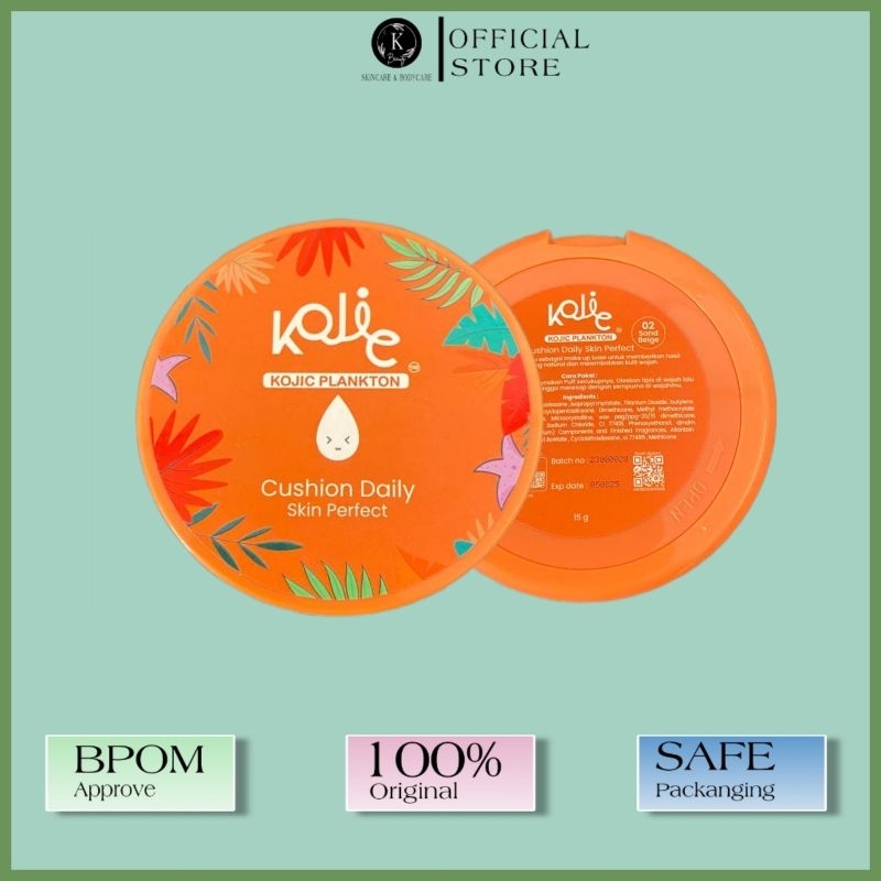 Jual CHUSION KOJIC PLANKTON DAILY SKIN PERFECT CUSHION 100% ORI ...