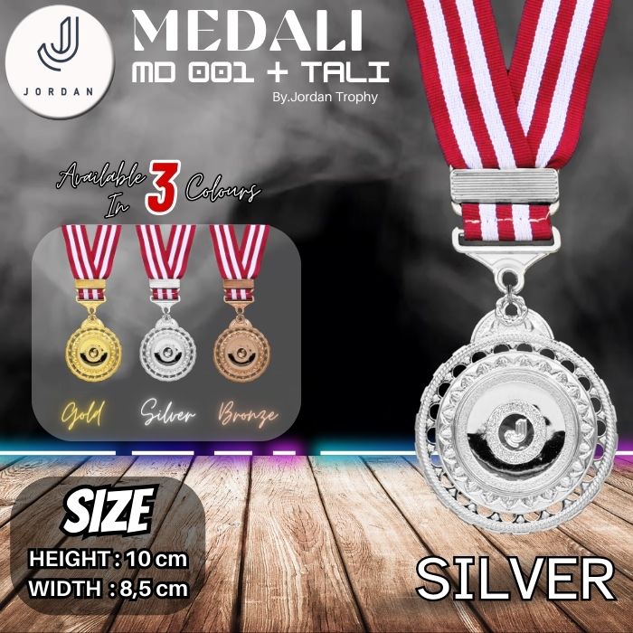 Jual Medali Set, medali + tali, Medali + aksesoris, Medali Silver ...