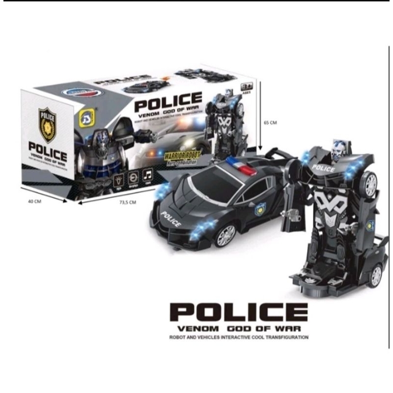 Jual Mobil Polisi Transformer/Mobil jadi Robot | Shopee Indonesia