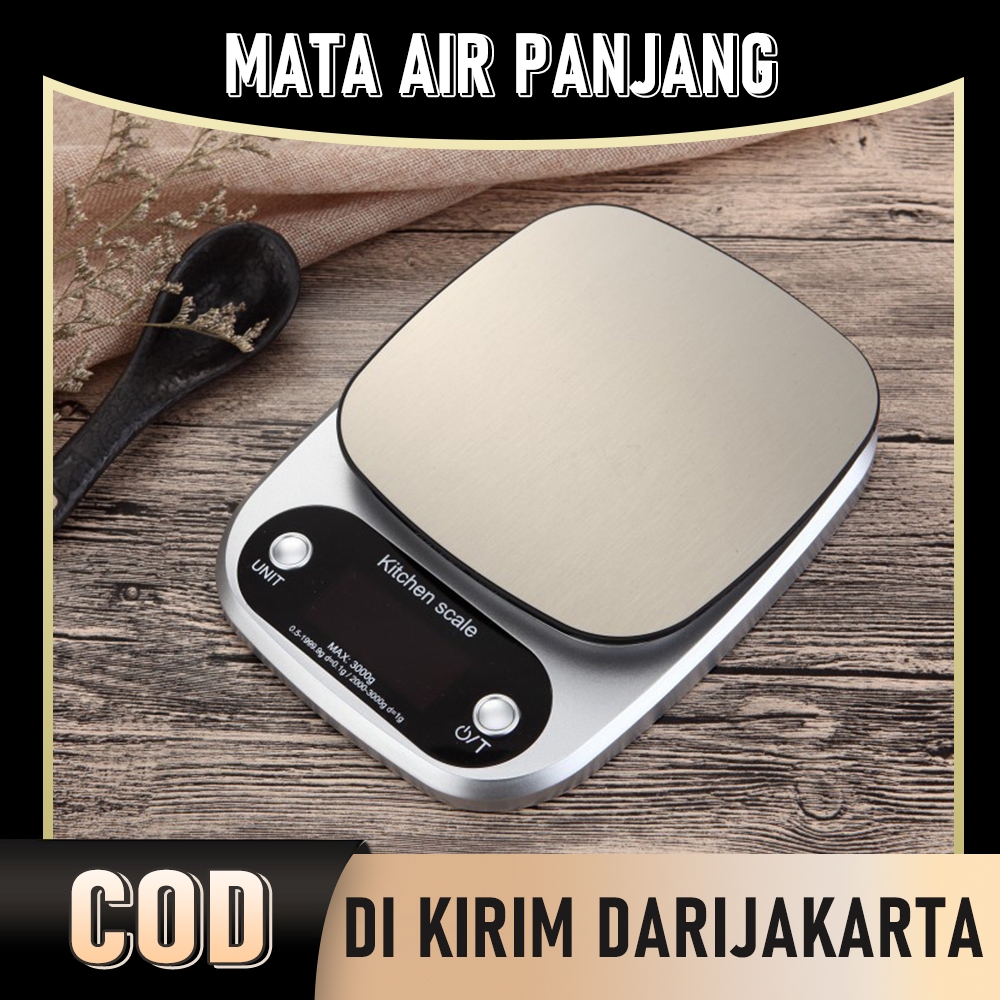 Jual Timbangan Dapur Digital / Timbangan Presisi Digital 10kg Kitchen Scale Coffee Kopi Kue ...