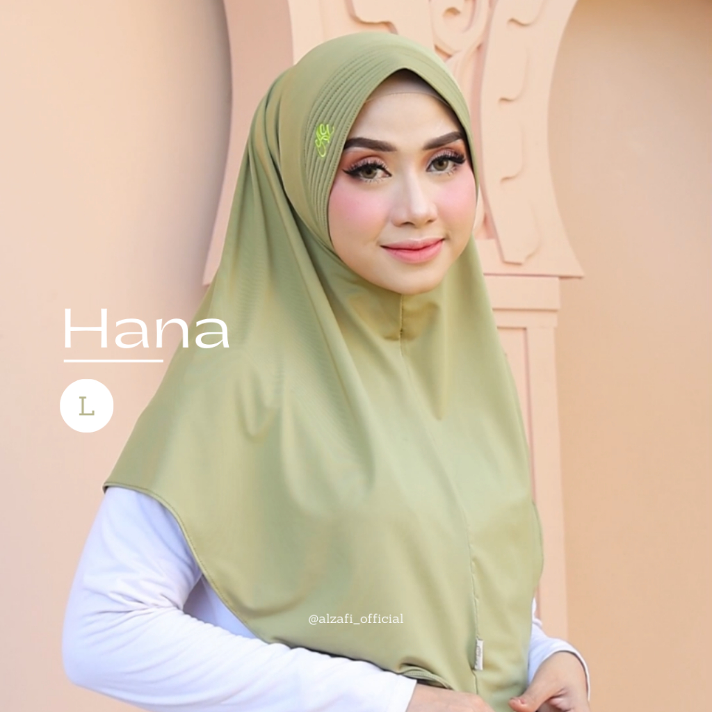 Jual AlZafi Hijab - Hana L (Hijab Instan Stella Super) | Shopee Indonesia
