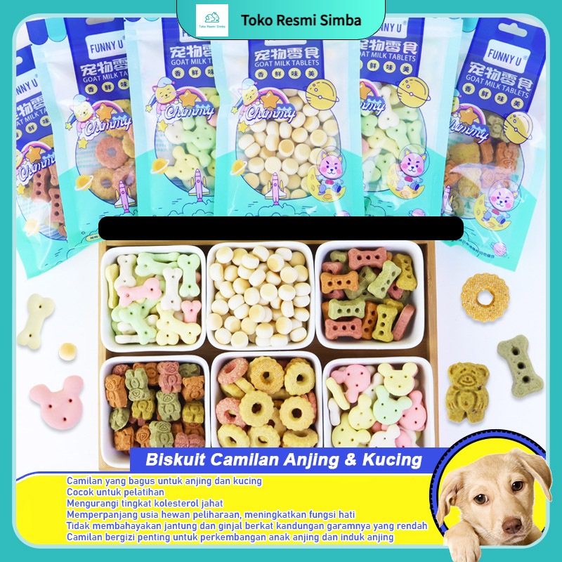 Jual Biskuit Cemilan Anjing Snack Kucing / Suplemen Snack Sehat Anjing ...