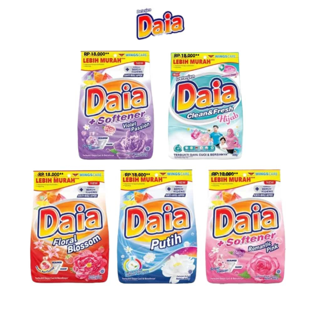 Jual Daia 800gr Deterjen Bubuk All Varian | Shopee Indonesia