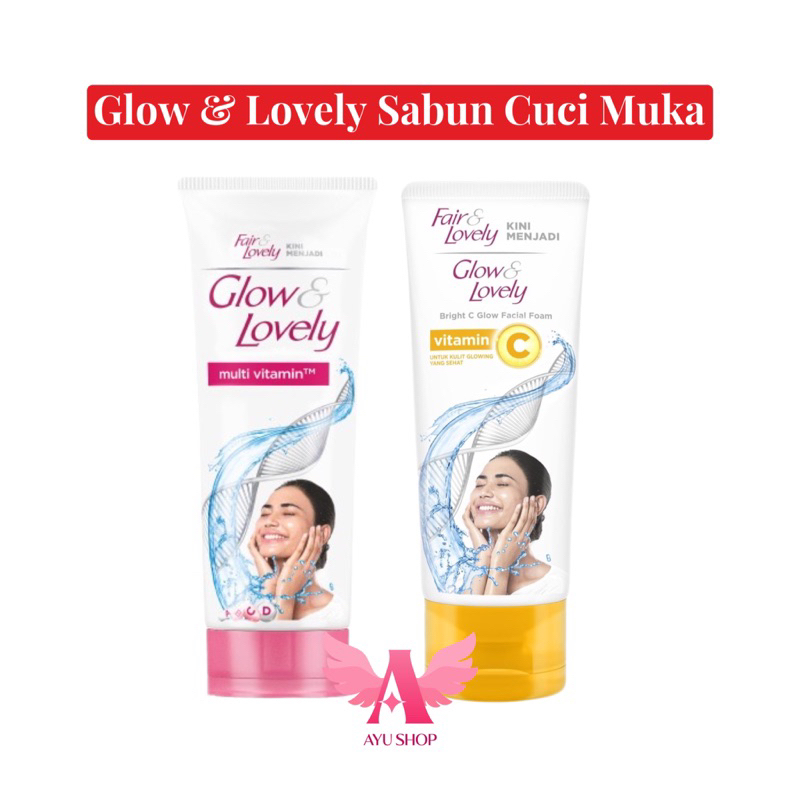 Jual Glow & Lovely Fair & Lovely Facial Foam Derma Glow Sabun Cuci Muka ...