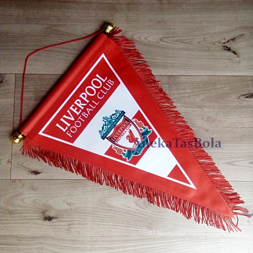 Jual Vandel Bendera Gantung Hiasan Dinding Segitiga Logo Klub Sepakbola ...