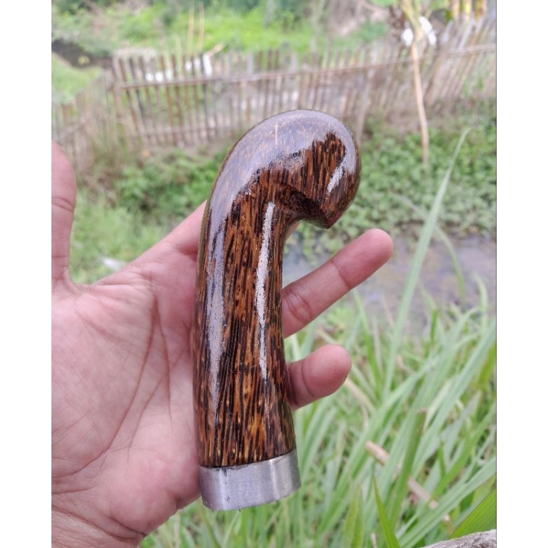 Jual GAGANG GOLOK JENGKOLAN KAYU AREN | Shopee Indonesia