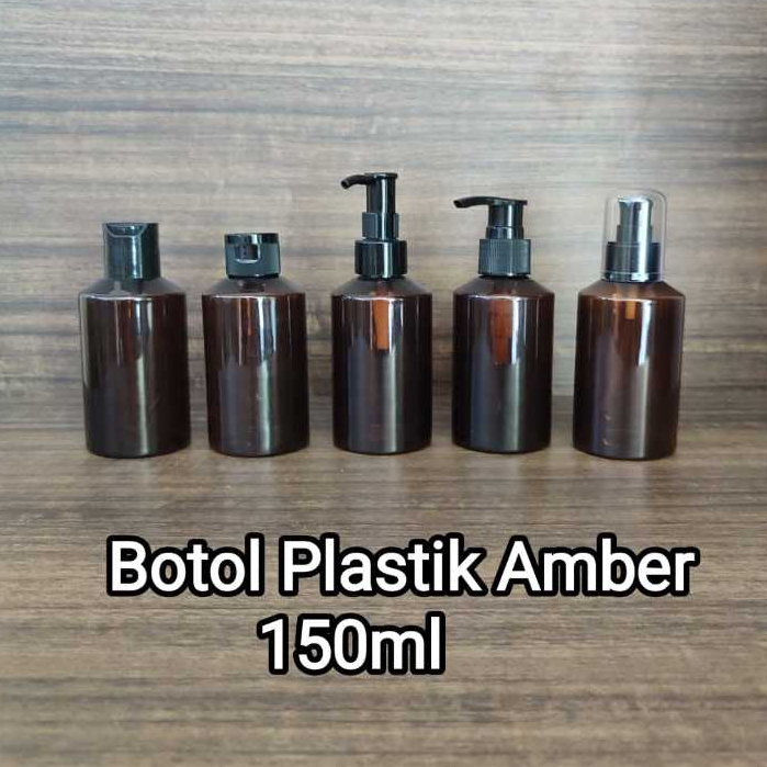 Jual Botol Plastik Amber N24 Botol Plastik Amber 150ml Botol Plastik ...