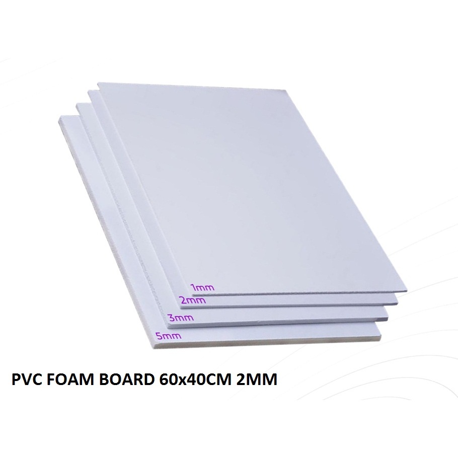 Jual PVC foam board 60x40CM 2mm | Shopee Indonesia