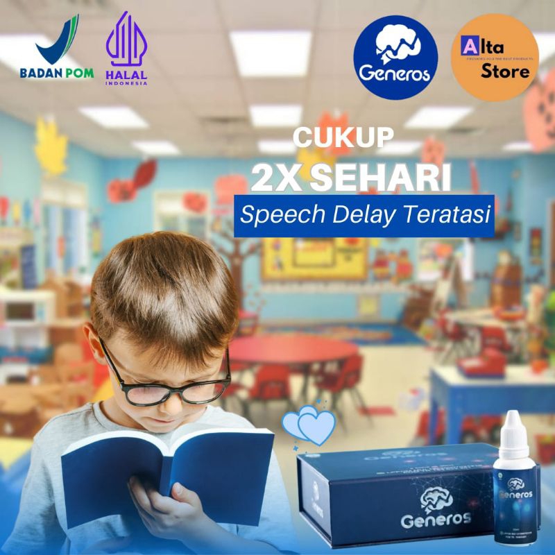 Jual Multivitamin Generos Vitamin Otak Anak Atasi Anak Telat Berbicara ...