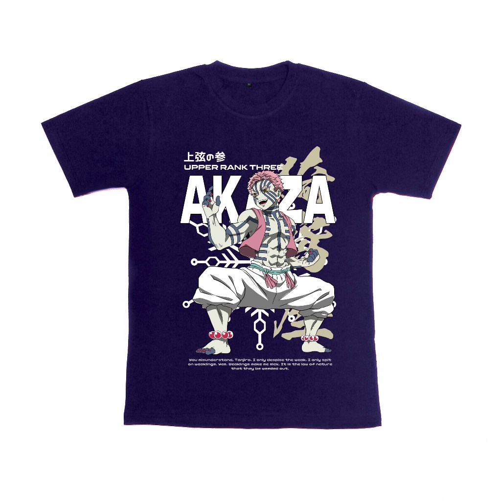 Jual KAOS ANIMEGEARX AZAKA UPPER RANK 3 KNY KIMETSU DEMON SLAYER ...