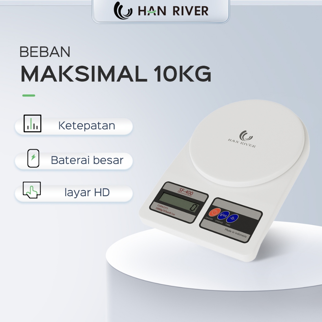 Jual HAN RIVER Kitchen Scale Timbangan Dapur Kue Digital Charge LED ...