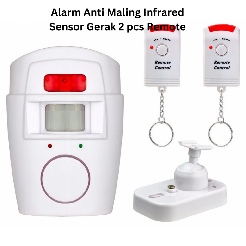 Jual Alarm Anti Maling Infrared Sensor Gerak dengan 2 remote | Shopee ...
