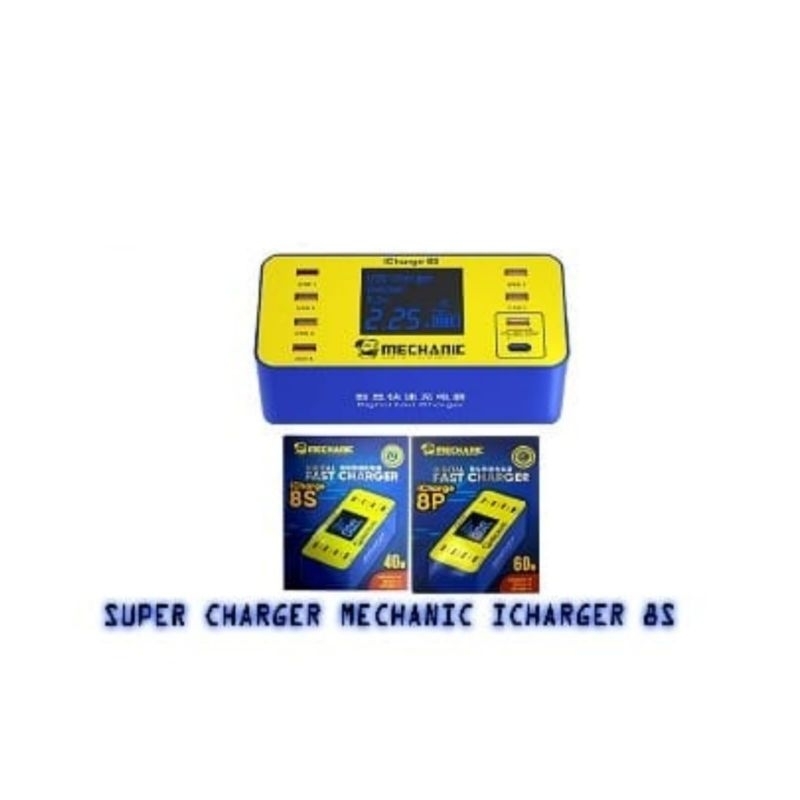 Jual ADAPTOR SUPER CHARGER MECHANIC ICHARGER 8S DIGITAL FAST CHARGER ...