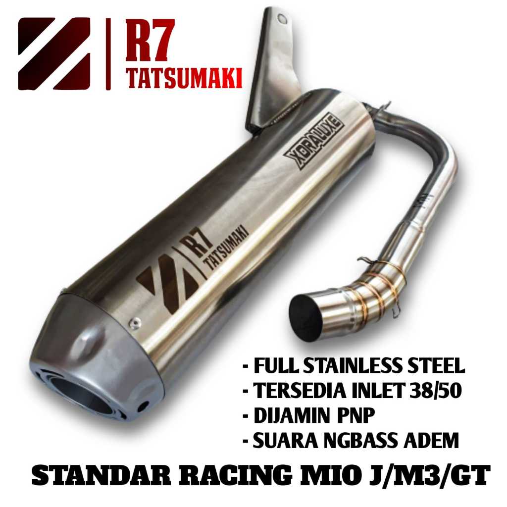 Jual Knalpot Standar Racing Mio J Mio M3 Mio GT inlet 38/50 PNP ...
