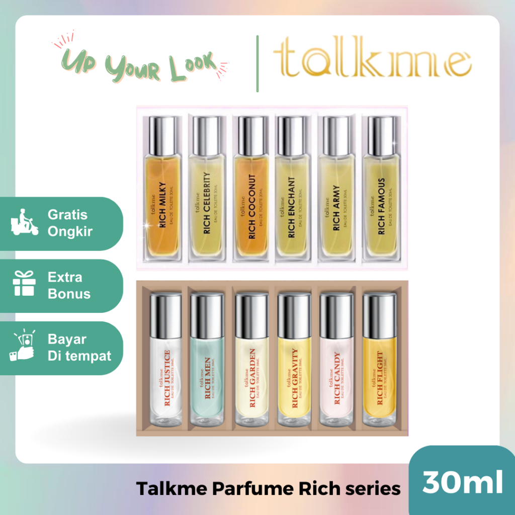 Jual (READY STOCK) TALKME Crazy Rich Series parfume parfum minyak wangi ...