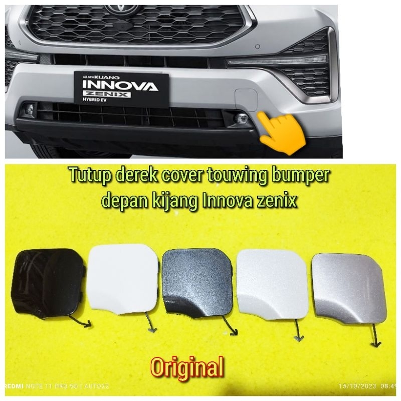 Jual tutup derek Innova zenix cover touwing towing bumper depan Toyota ...