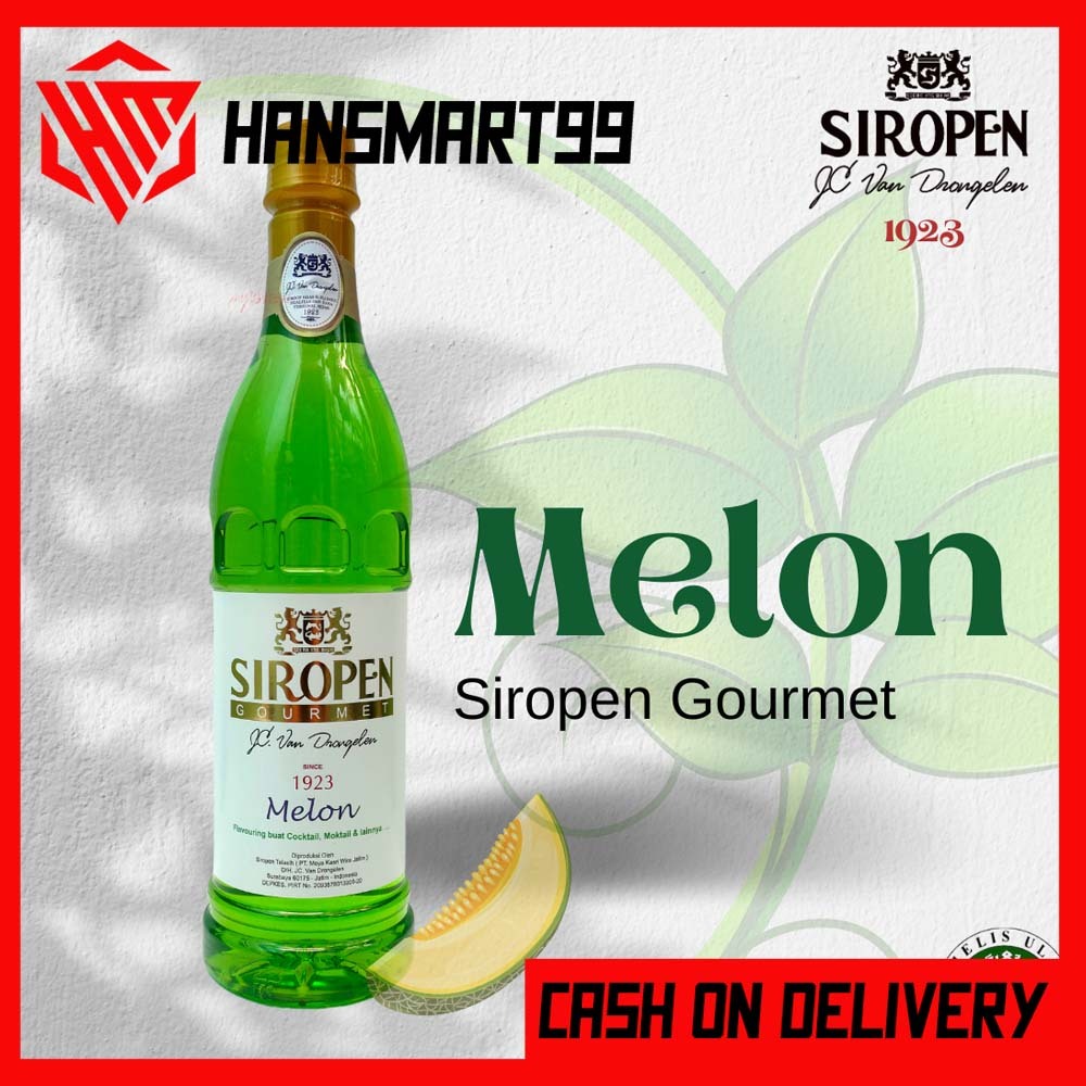 Jual SIRUP GOURMET SIRUP FLAVOUR RASA MELON 700ML BOTOL ANTI PECAH ...