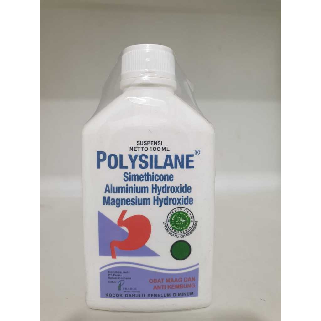 Jual Polysilane sirup obat Maag anti kembung & mual (100ml) | Shopee ...