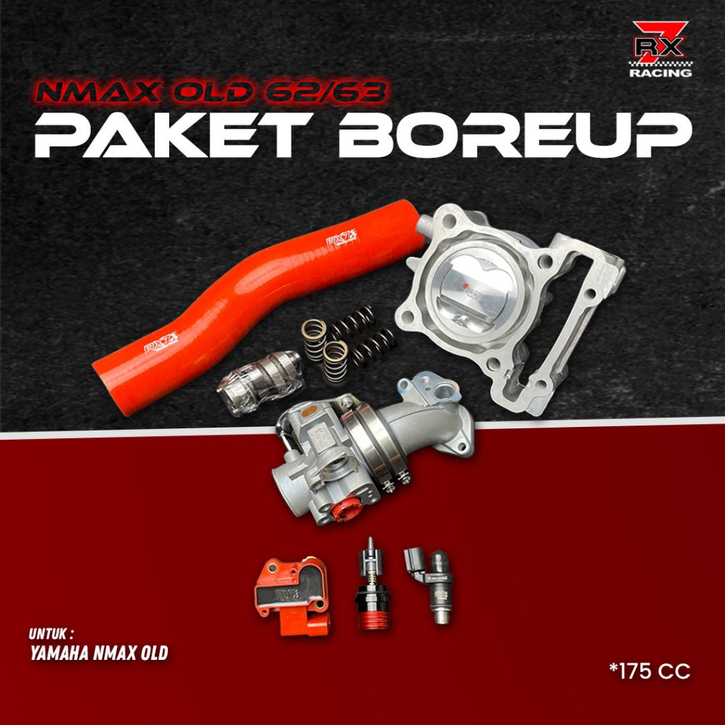 Jual Paketan Boreup Nmax Aerox 175cc Diameter 62mm 63mm Rx7 Racing ...