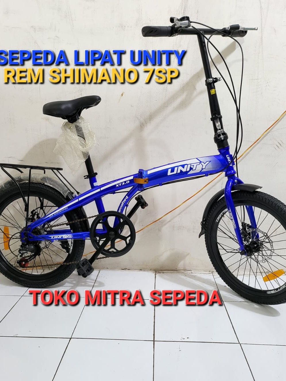 Jual Sepeda Lipat Evergreen Rem Cakram 7 Speed Sepeda Lipat 20 Inch ...