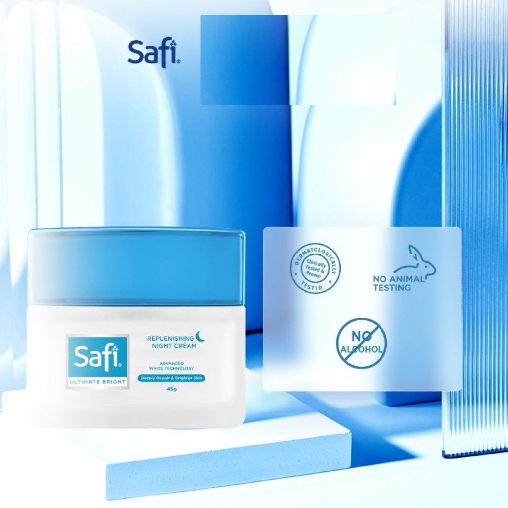 Jual Safi Ultimate Bright Replenishing Night Cream | Shopee Indonesia