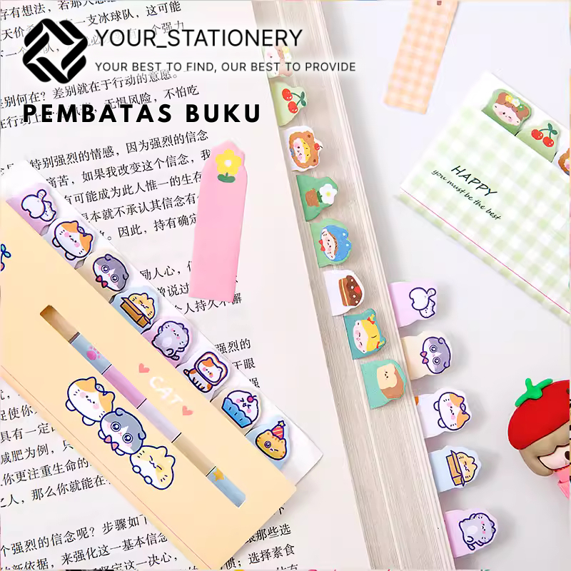 Jual [Your_Stationery] Pembatas Buku / Sticky Note 120 Lembar / Memo ...