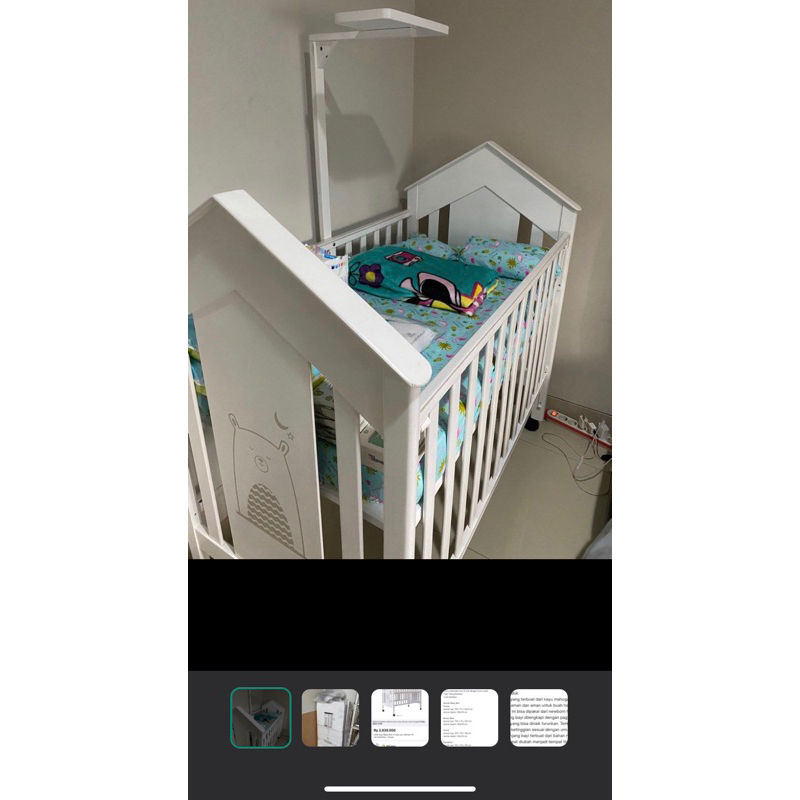 Jual Little Equi Crib tipe House (Preloved) | Shopee Indonesia